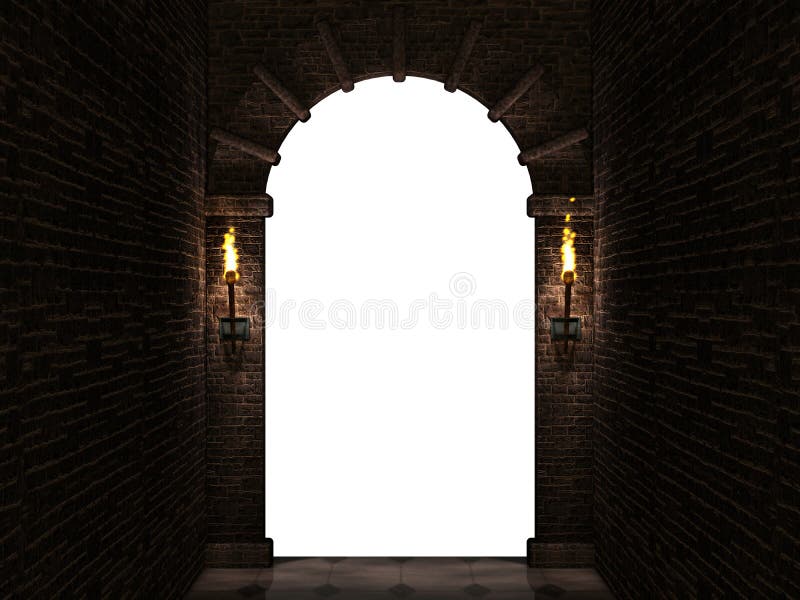 Dark arch isolated stock illustration. Illustration of texture - 78256519