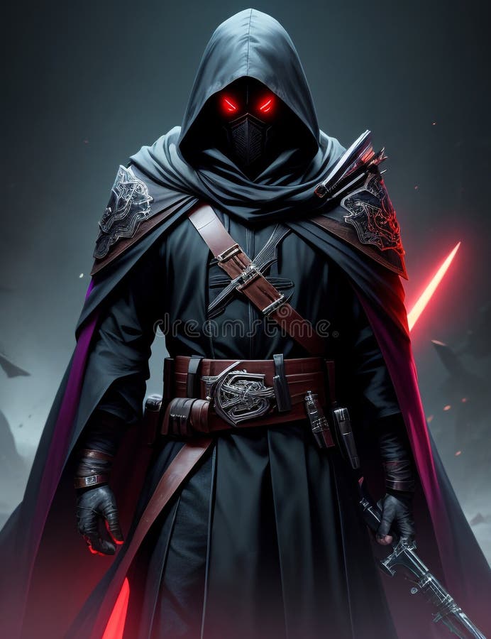 Dark assassin stock illustration. Illustration of ambush - 328792023