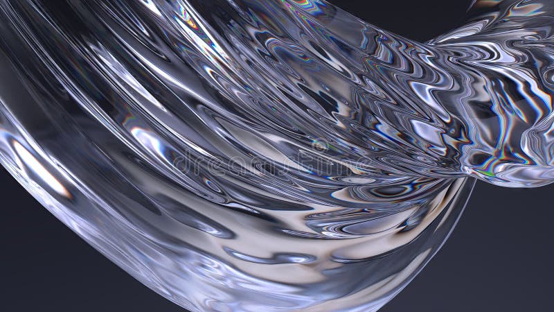 Dark Atmosphere Clear Glass Calm Chic Elegant Modern 3D Rendering ...