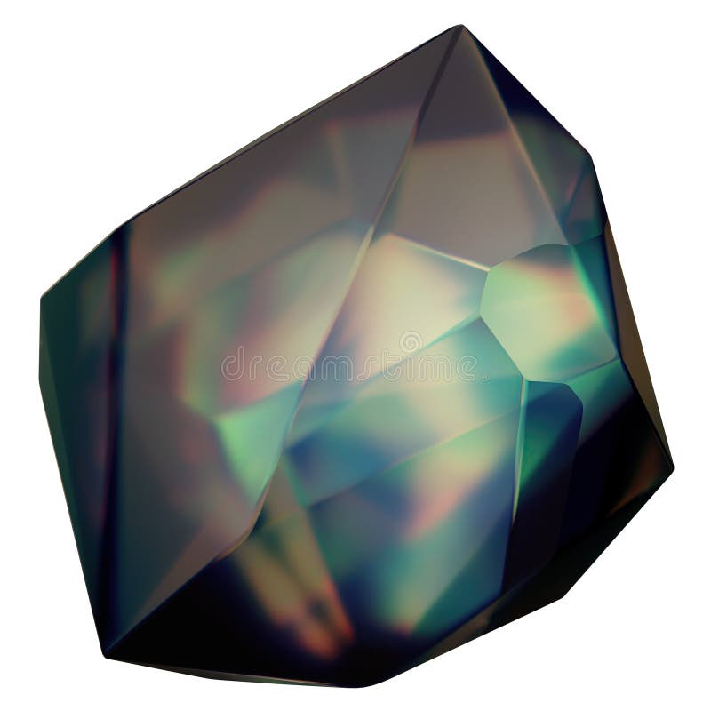 Dark Atmosphere Gem Ore-like Power Stone Mysterious, Cloudy Isolated ...