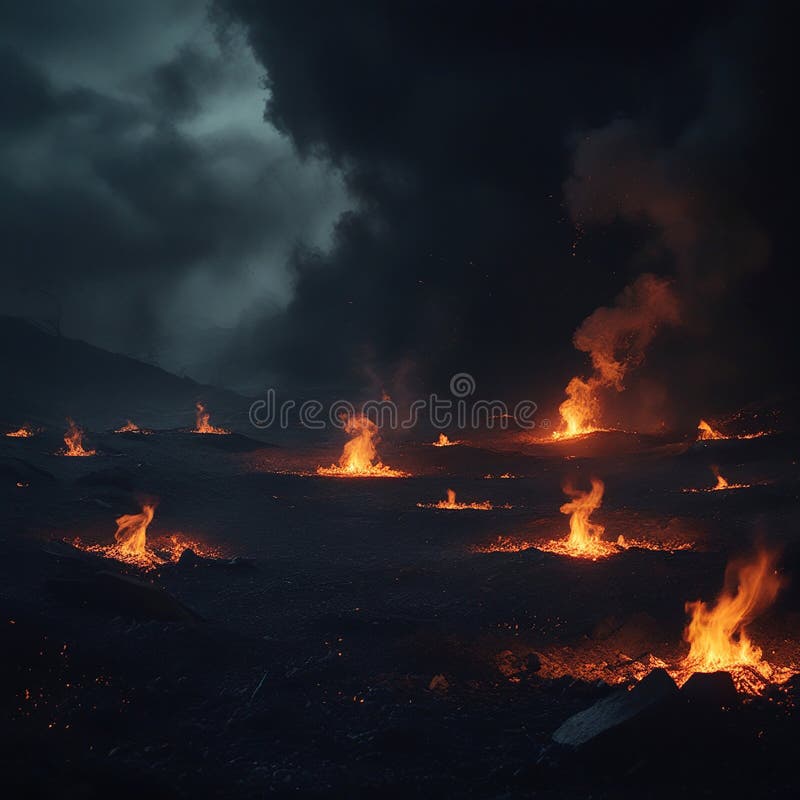 Multiple Small Fires Stock Illustrations – 9 Multiple Small Fires Stock ...