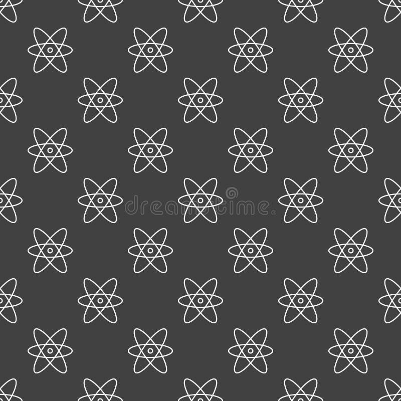 Atom vector icon stock vector. Illustration of chemical - 96160715