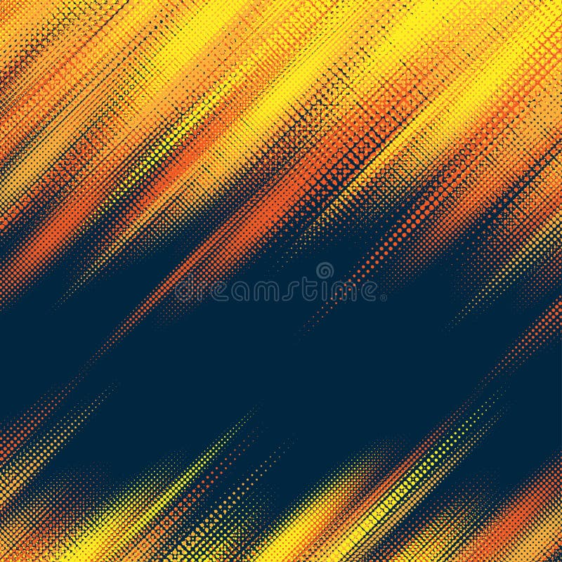 Abstract Hot Colour Halftone Background Stock Vector - Illustration of ...