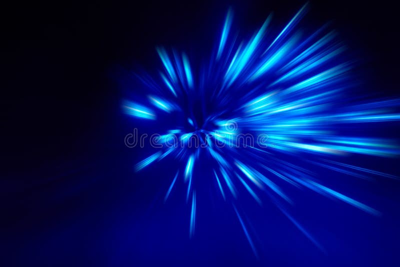 On a Dark Background Blue Glow Stock Illustration - Illustration of ...