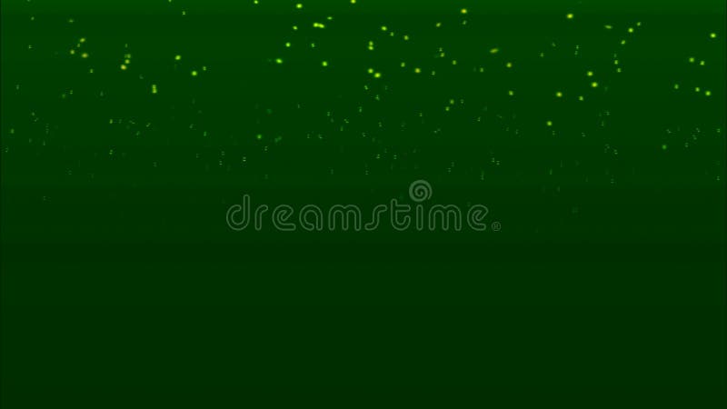 On a Dark Background Falling Green Dust from the Top, Abstract Stock ...