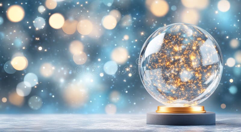 A Dark Background Features a Glass Shield Award Surrounded by Confetti ...