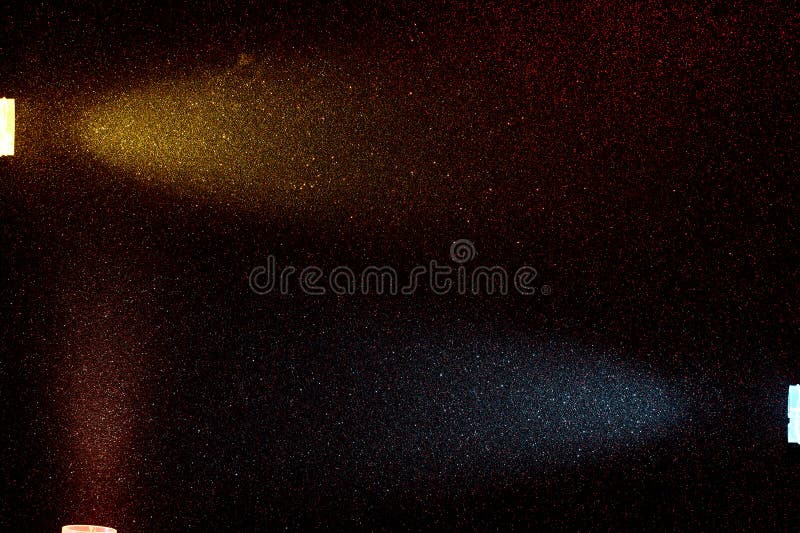 On a Dark Background in Fine Red Grain, Rays of Red Yellow and Light ...