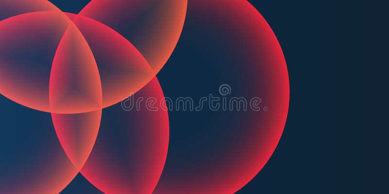 Dark Background, Header or Banner Design with Large Red and Orange ...