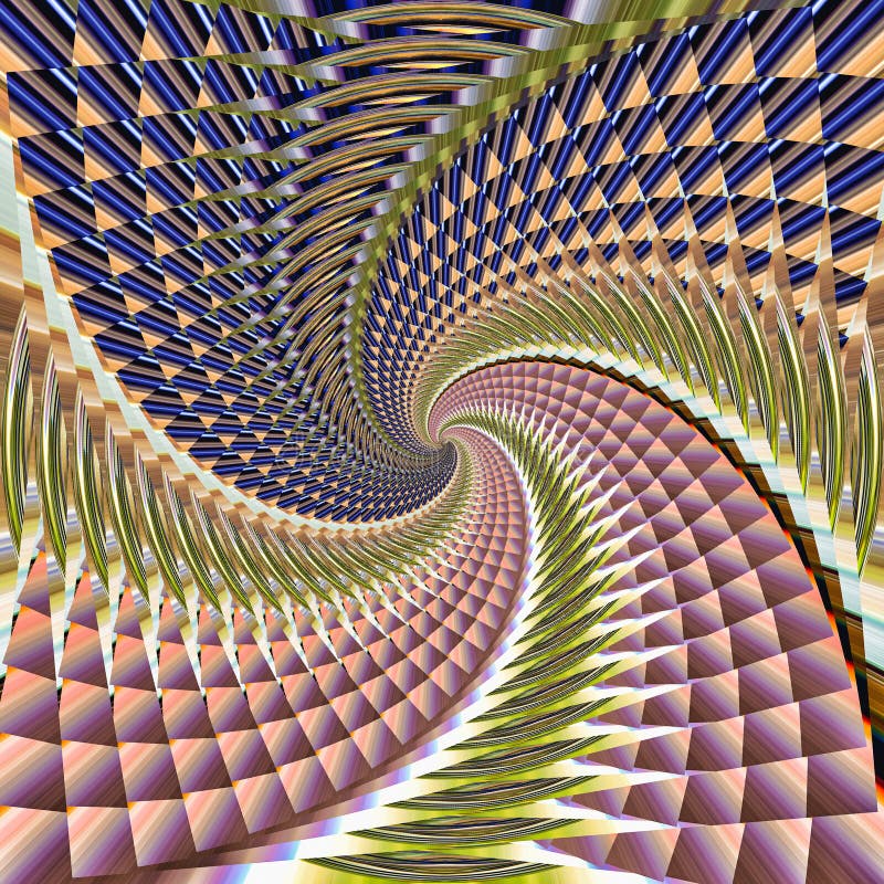 Rotating Background with Decreasing Colored Shapes To the Center Stock ...