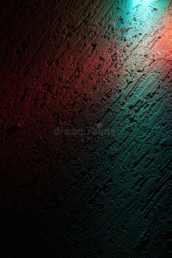 On a Dark Background the Intersection of the Rays of the and Red Stock ...