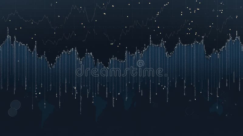 Dark Background Line Graph Depicting Growth, Progress, and Upward Trend ...