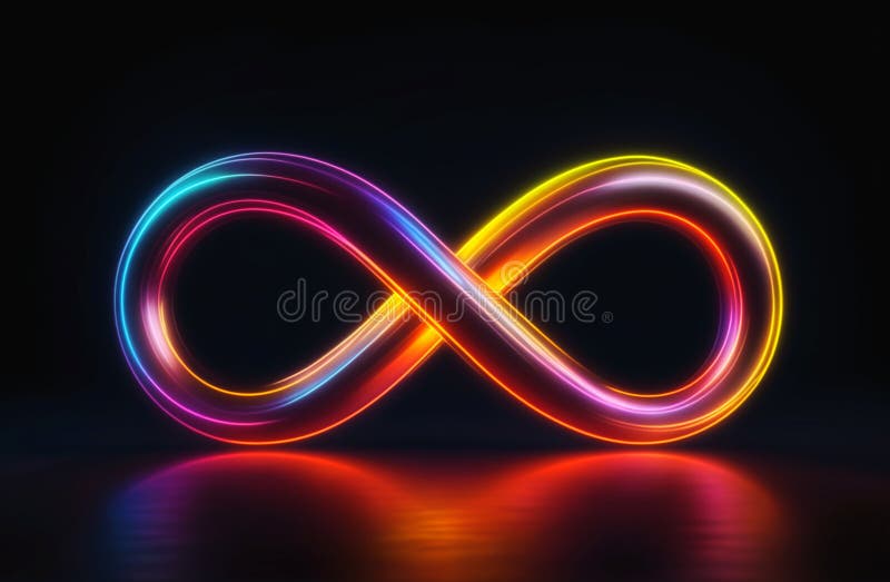 Neon Infinity Symbol Stock Illustrations – 1,561 Neon Infinity Symbol ...