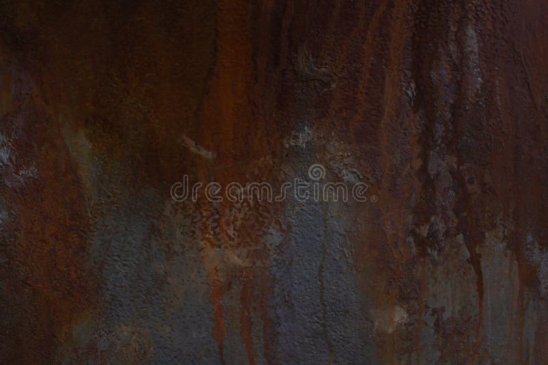 Dark Background of Oxidized Copper with Rust Spots. Texture, Wallpaper ...