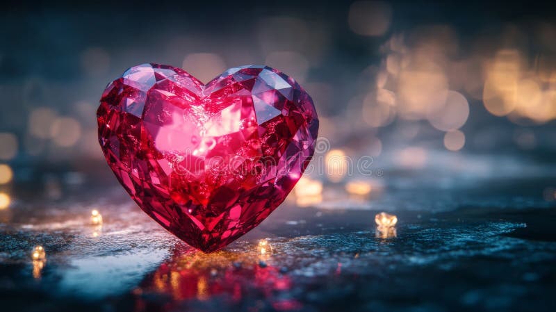 A Dark Background Provides the Dramatic Setting for a Fiery Crystal ...