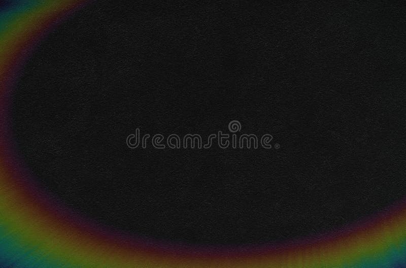 Dark Background with a Rainbow. Part of the Rainbow on a Dark Abstract ...