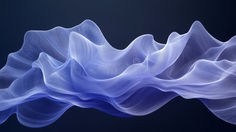 A Dark Background Serves As the Setting for this Abstract Digital Art ...