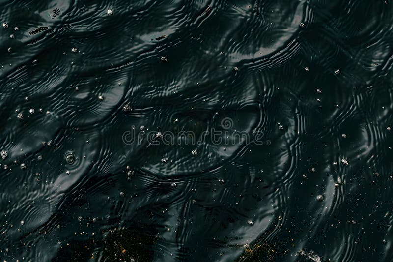 Dark Water Surface with Subtle Ripples Stock Illustration ...