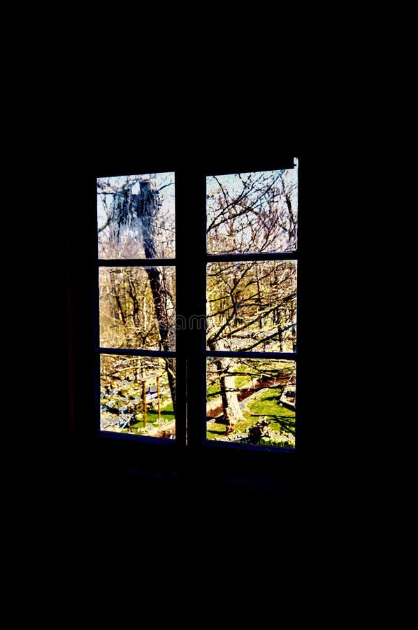 456 Looking Out Dark Window Dark Background Stock Photos - Free ...