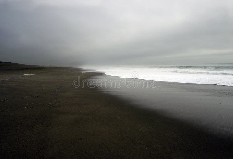 Dark beach stock photo. Image of hope, desolation, water - 540824