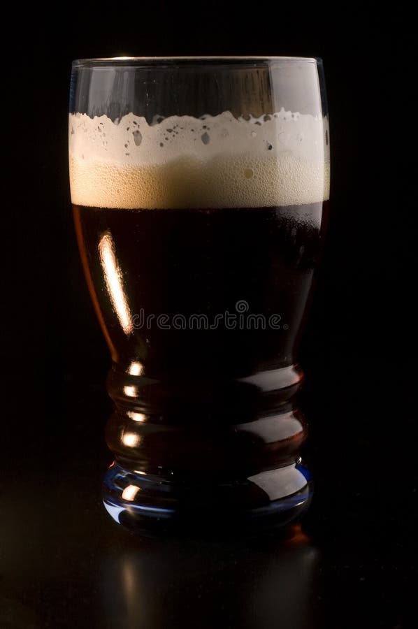 Dark Beer stock image. Image of black, foam, beer, froth - 21125767