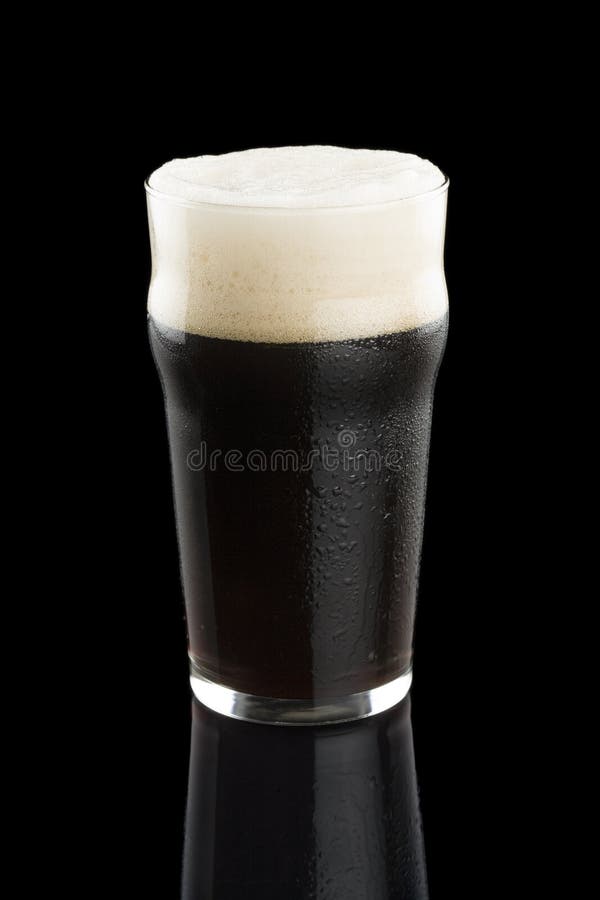 Dark beer stock image. Image of foam, drink, alcohol, bottle - 15433
