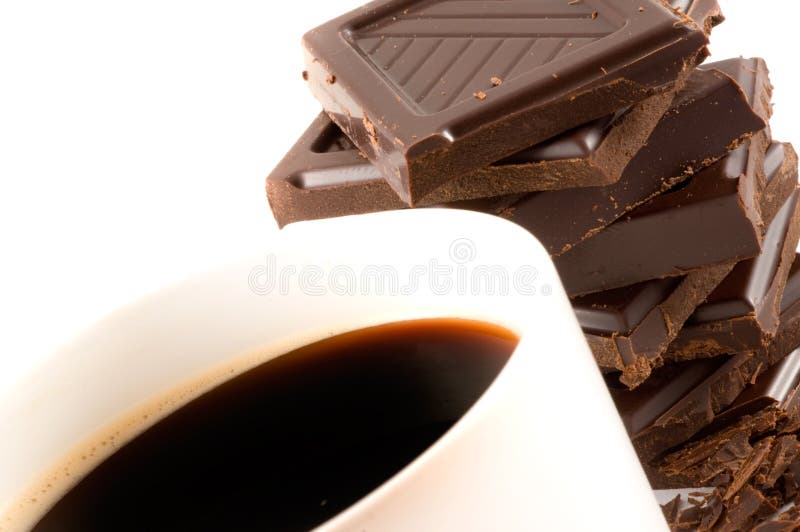 Dark bitter chocolate stock photo. Image of snack, detail - 7446678