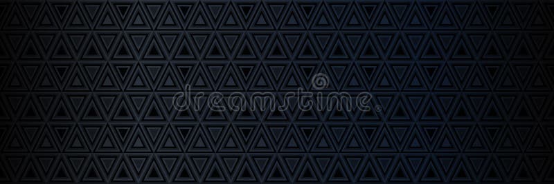 Dark Black Background Abstract Geometric Pattern. Dark Mode Concept ...