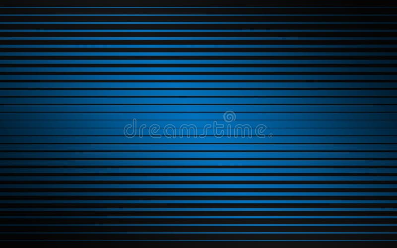 Dark Black and Blue Horizontal Lines Pattern. Abstract Background ...