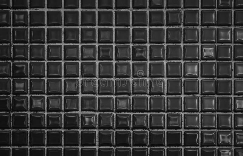 Dark Black Ceramic Wall and Floor Tiles Mosaic Background in Bathroom ...