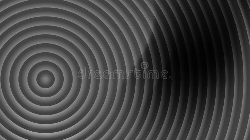 Dark Black Circle Pattern Seamless Background Loop. Stock Video - Video ...