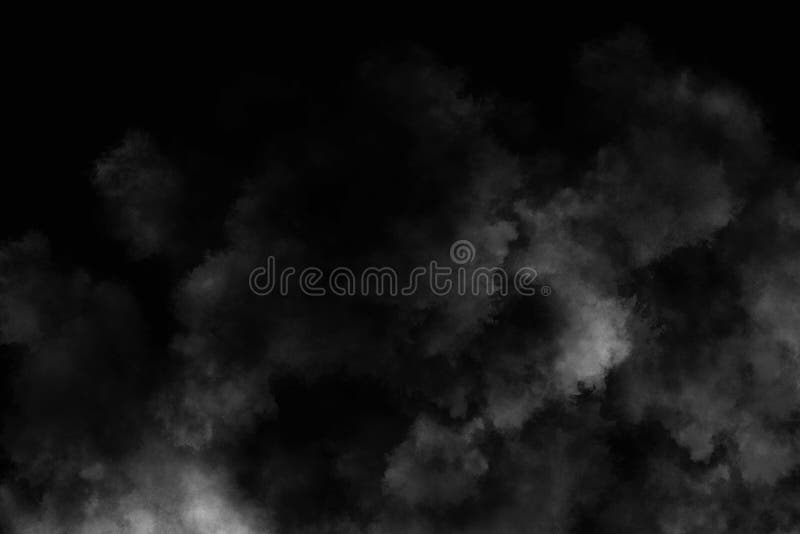 Dark Black Dramatic Smoke Realistic Dust and Smoke Effect Overlay Black ...