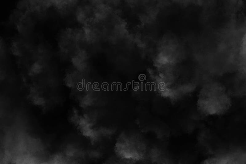 Dark Black Dramatic Smoke Realistic Dust and Smoke Effect Overlay Black ...