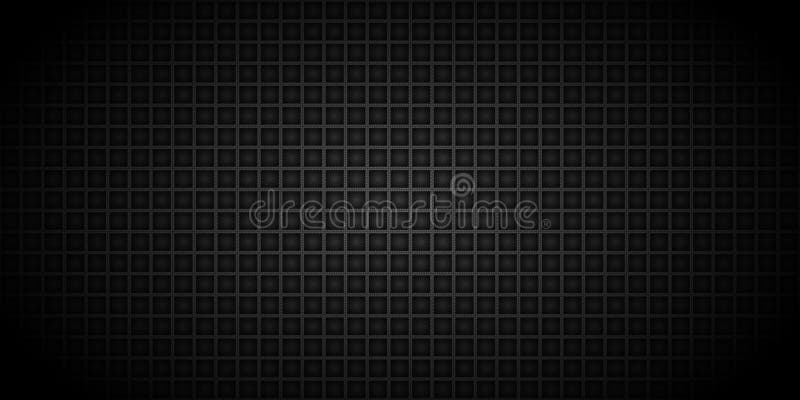 Dark Black Geometric Grid Background Modern Dark Abstract Vector ...