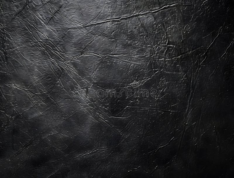 Dark Black Leather Texture with Scratches Stock Illustration ...