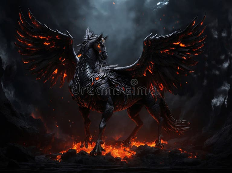 Evil Pegasus Stock Illustrations – 65 Evil Pegasus Stock Illustrations ...