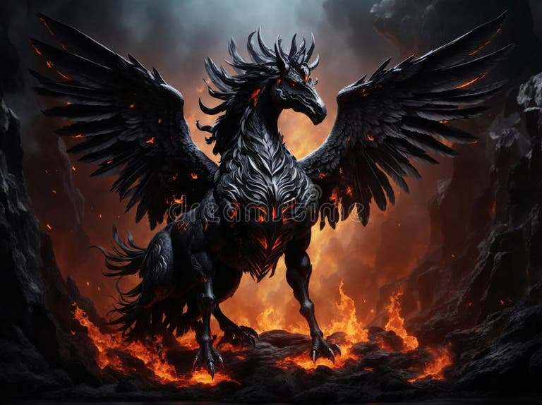 Evil Pegasus Stock Illustrations – 65 Evil Pegasus Stock Illustrations ...
