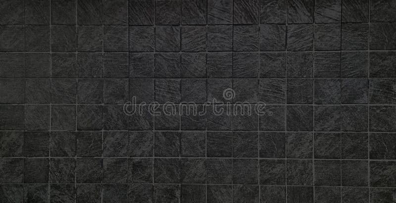 Dark Black Stamp Concrete Floor in Grid Pattern. Printed Concrete in ...