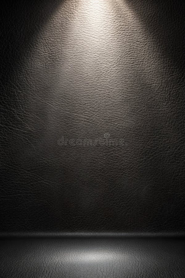 Dark Black Studio Background with Light from Above Stock Illustration ...