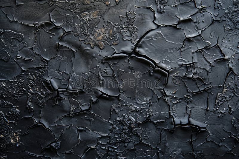 A Dark Black Textured Surface with a Pattern of Raised, Irregular Bumps ...