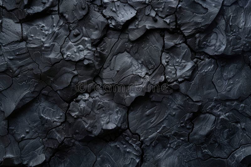 A Dark Black Textured Surface with a Pattern of Raised, Irregular Bumps ...