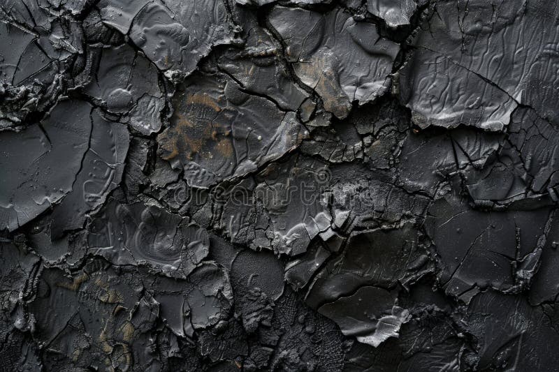 A Dark Black Textured Surface with a Pattern of Raised, Irregular Bumps ...