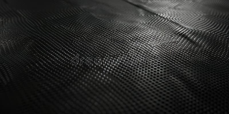 A Dark Black Textured Surface with a Series of Fine, Interlocking Lines ...