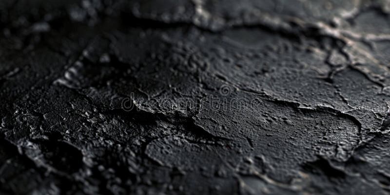 A Dark Black Textured Surface with a Soft, Matte Finish that Has a ...