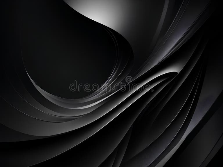 Dark Black Theme, Abstract Background and Wallpaper Stock Illustration ...