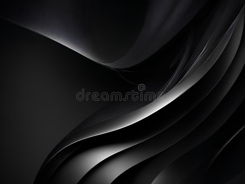 Dark Black Theme, Abstract Background and Wallpaper Stock Illustration ...