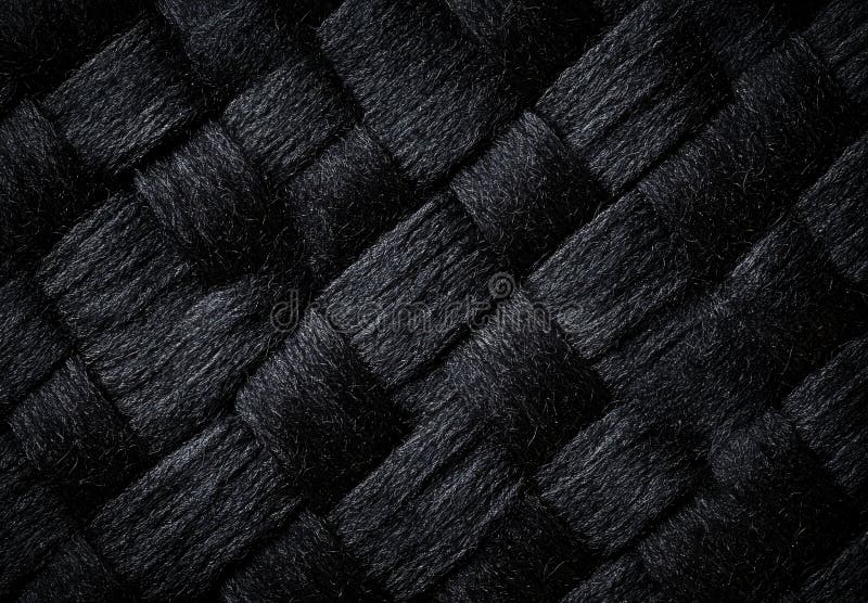 Dark Black Woven Fabric Texture Background, Woven High Quality Image ...