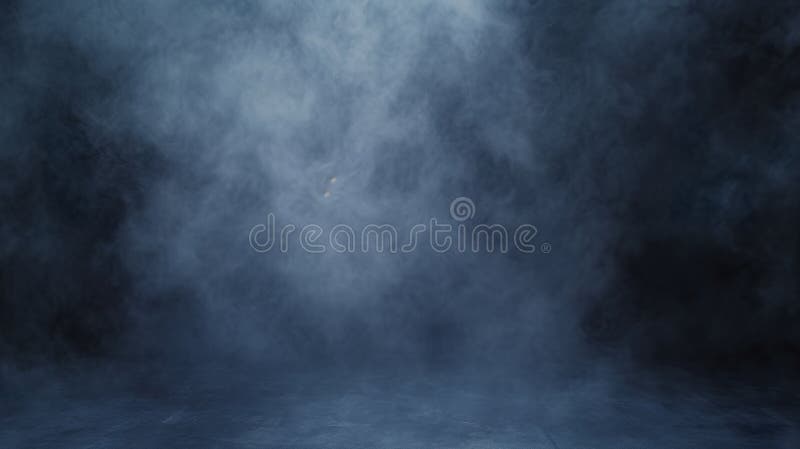 Dark Blue Abstract Background in Cyclorama Style in Misty Atmosphere ...