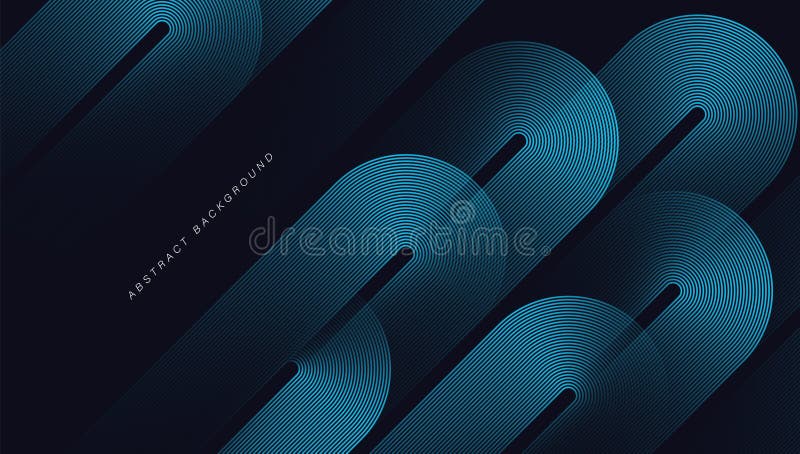 Dark Blue Abstract Background with Glowing Diagonal Geometric Lines ...