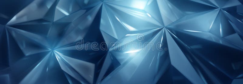 Dark Blue Abstract Crystal Background Stock Illustration - Illustration ...
