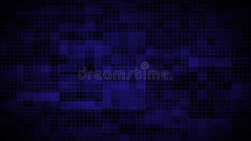 Dark Blue Abstract Geometric Shapes Technology Background, Grid Texture ...